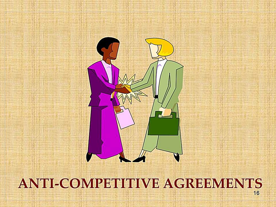 ANTI-COMPETITIVE AGREEMENTS – Track2Training