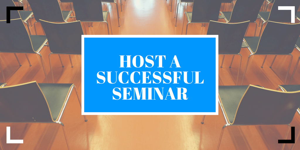 7 Tips for Hosting a Successful Seminar – Track2Training